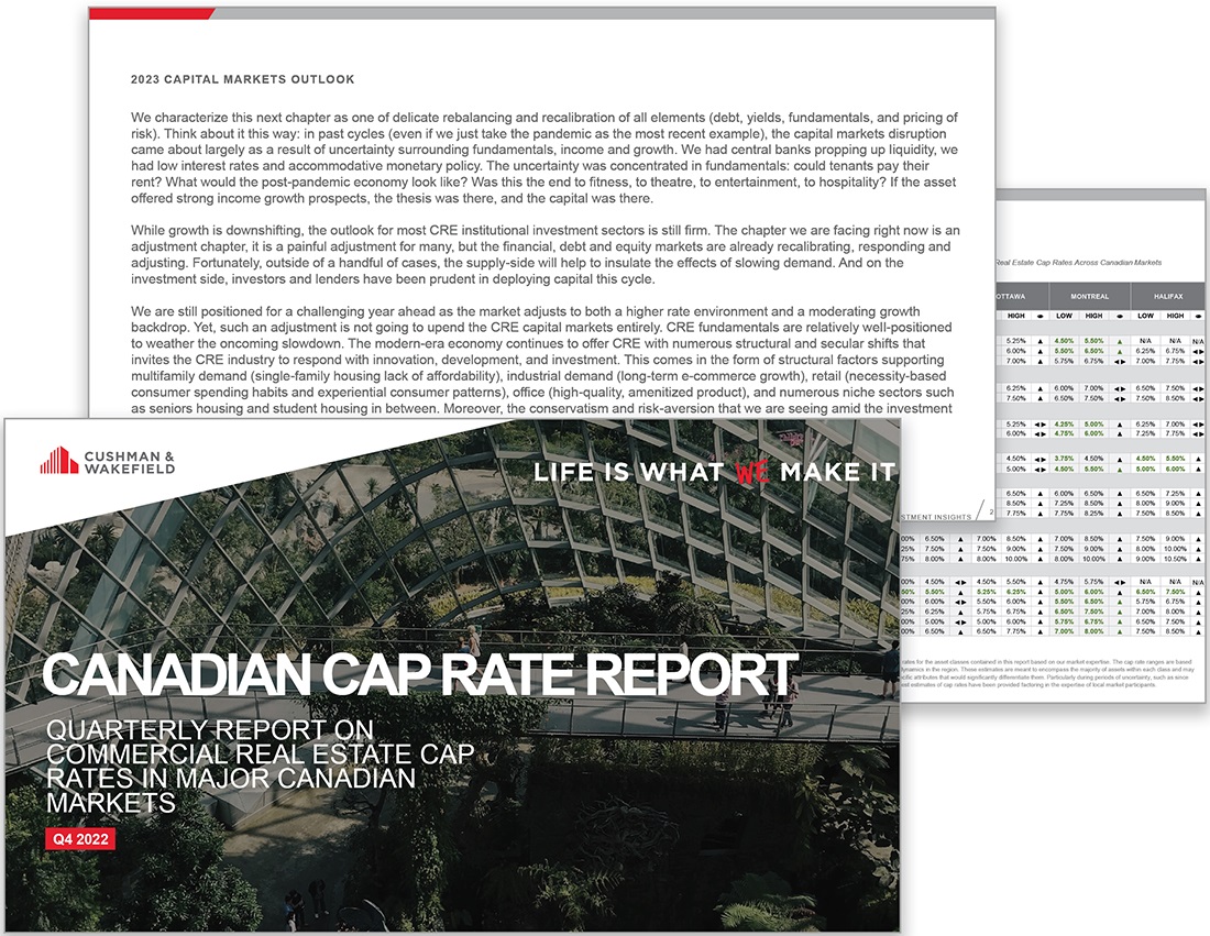 Canadian Cap Rates Perspective Report | Canada | Cushman & Wakefield