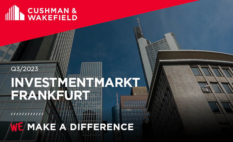 Investments am Frankfurter Gewerbeimmobilienmarkt gegenüber Vorjahr um ...